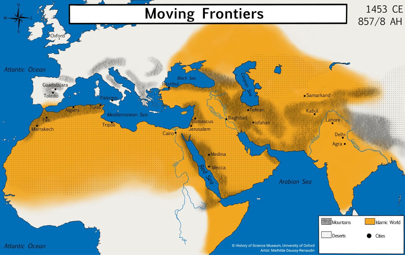 Islam Map With Cities
